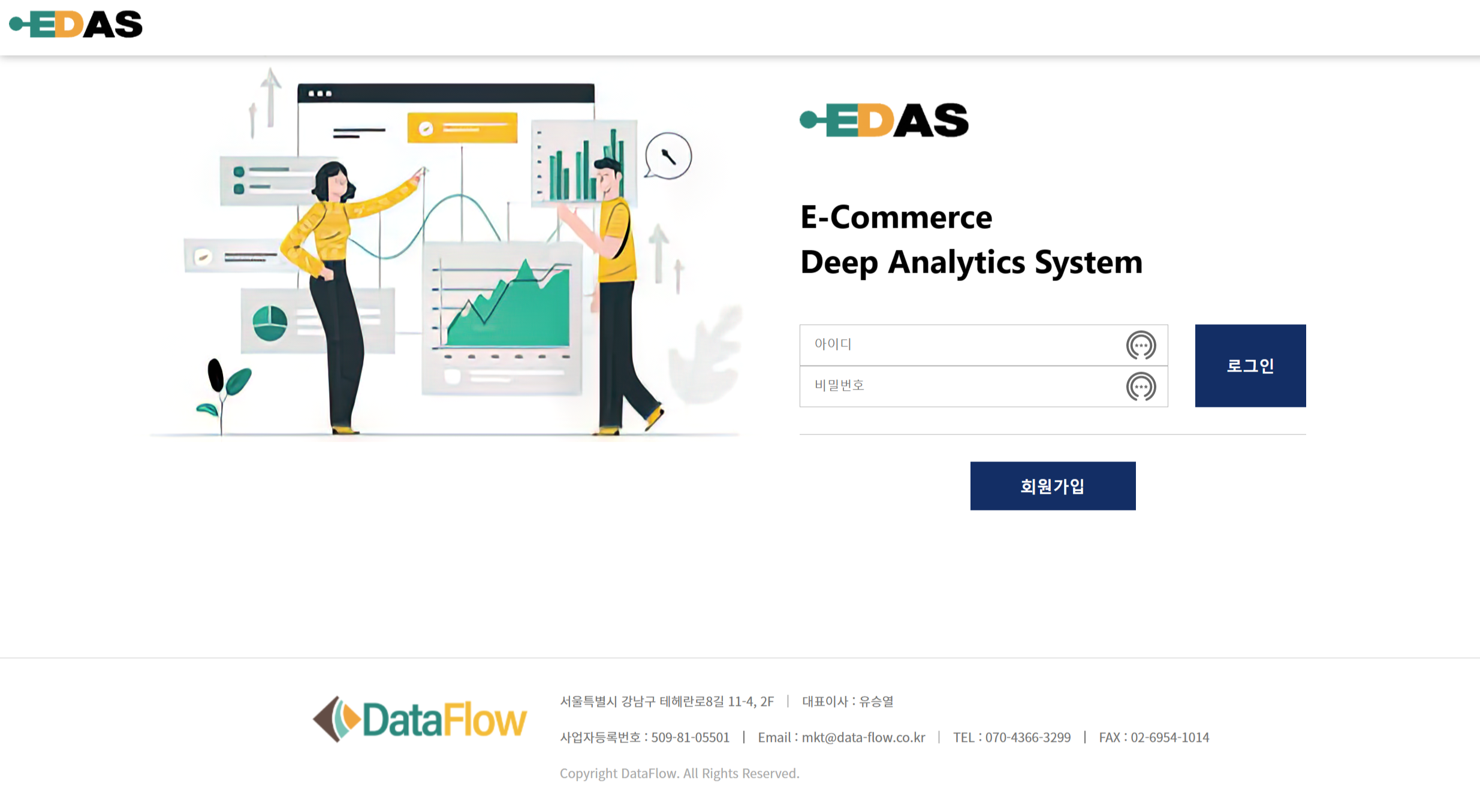 Dataflow: 사업분야 Business Areas